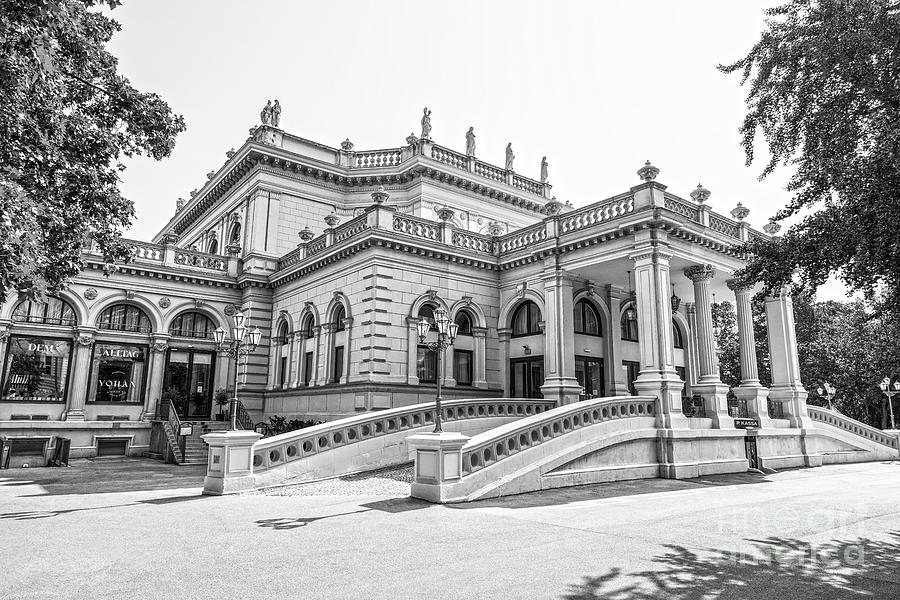 BW Kursalon Hubner Music Hall Vienna Black and White - Johann Garben Italian Renaissance Style ...