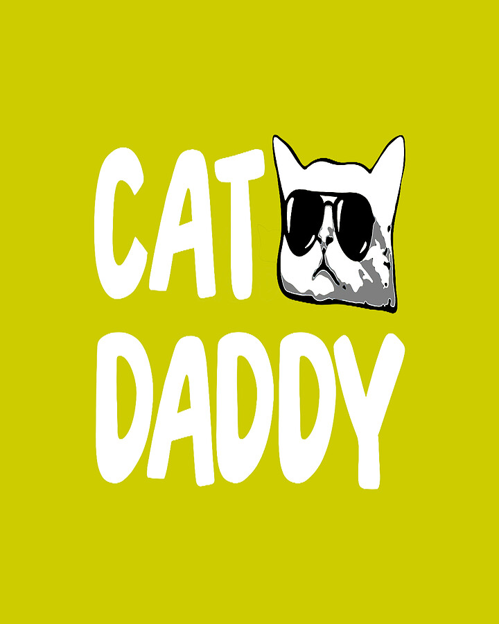 Cat Daddy #1 Digital Art by Hamdaa Eifa - Fine Art America