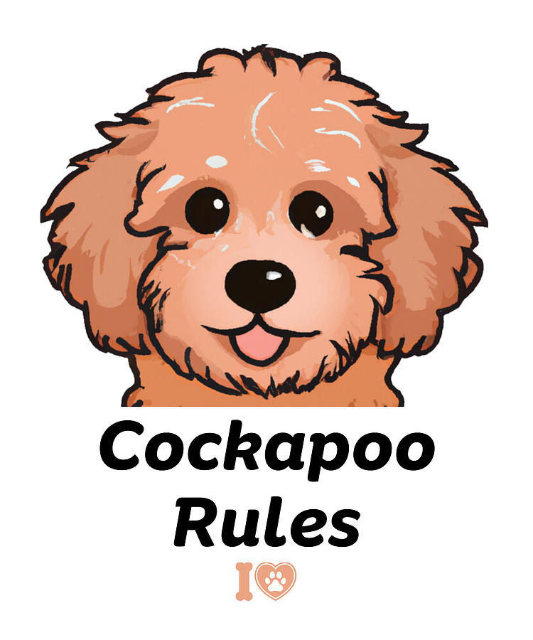 Cockapoo Rules Digital Art by Things I Need - Fine Art America