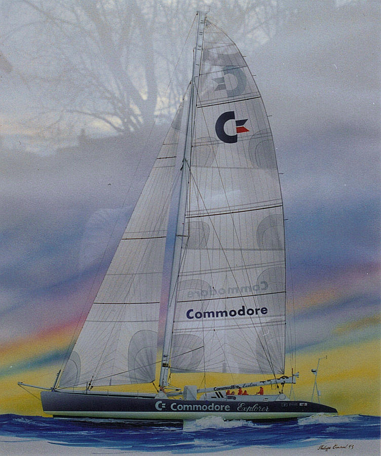 Commodore Explorer Painting by Philippe Conrad - Fine Art America