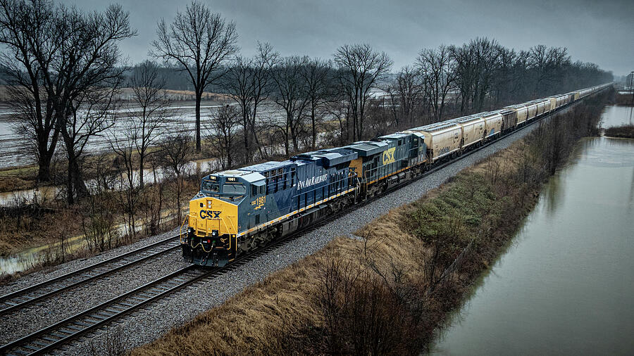 CSXT 1981 PanAm Railway Heritage Unit leads G342 #1 Photograph by Jim Pearson - Fine Art America