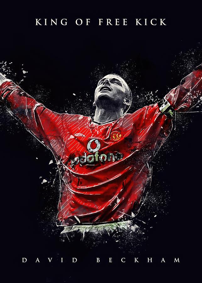 David Beckham Poster #1 Digital Art by Kitrak Lowe - Fine Art America