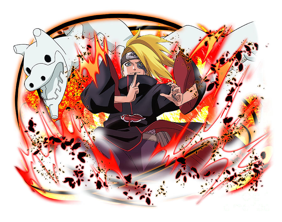 Deidara Digital Art By Mikael Benz Pixels