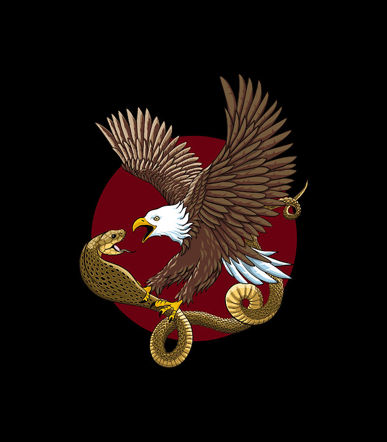 Eagle vs snake Digital Art by Eagle vs snake | Pixels