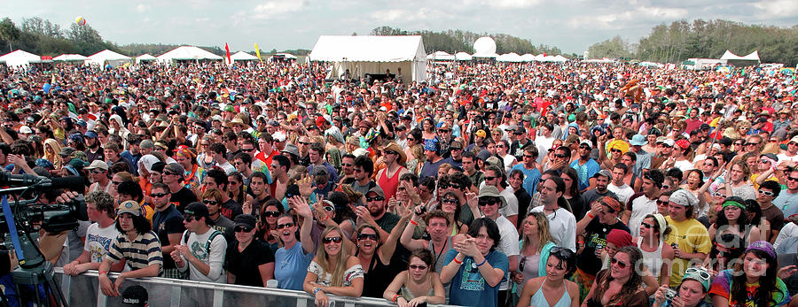 Festival Crowd Photo from Stage View #1 Photograph by David Oppenheimer ...