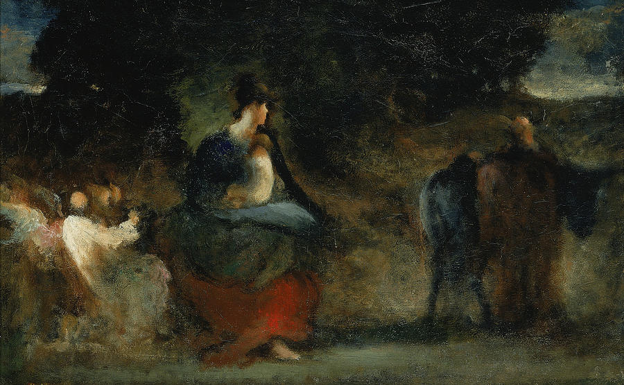 Flight into Egypt Painting by Robert Loftin Newman - Fine Art America