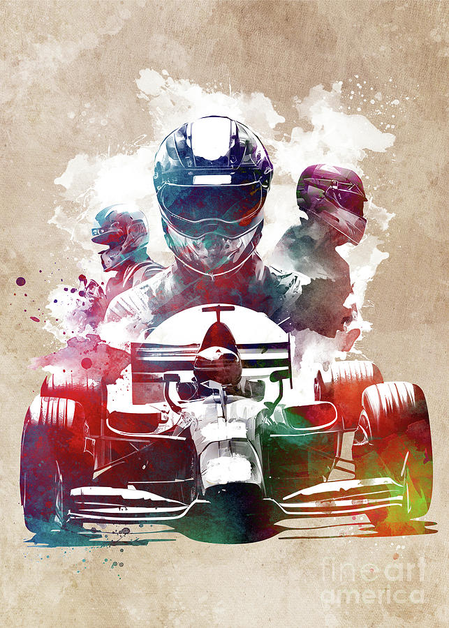 Formula #racing #sport Digital Art by Justyna Jaszke JBJart - Fine Art America