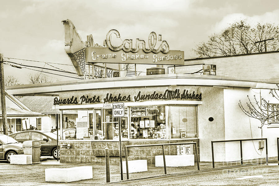 Fredericksburg Va Virginia Carls Ice Cream Photograph By Janet Lynch Fine Art America