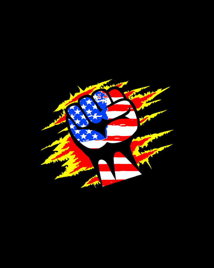 Freedom Day American Flag Digital Art by Tinh Tran Le Thanh | Fine Art ...