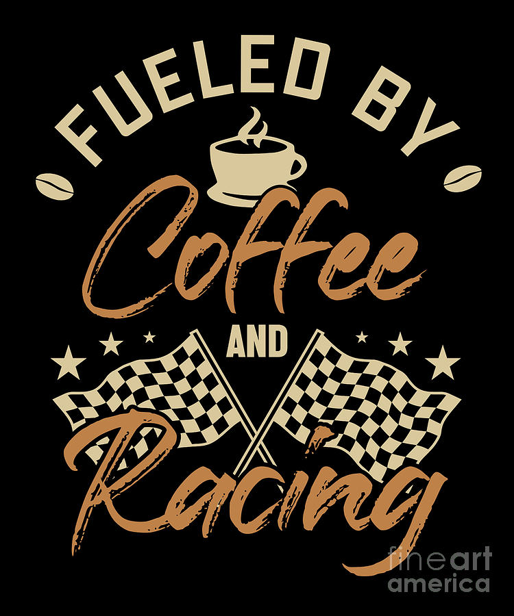Fueled by Coffee and Racing Mini Car Drag Racing Slot Car #1 Digital ...