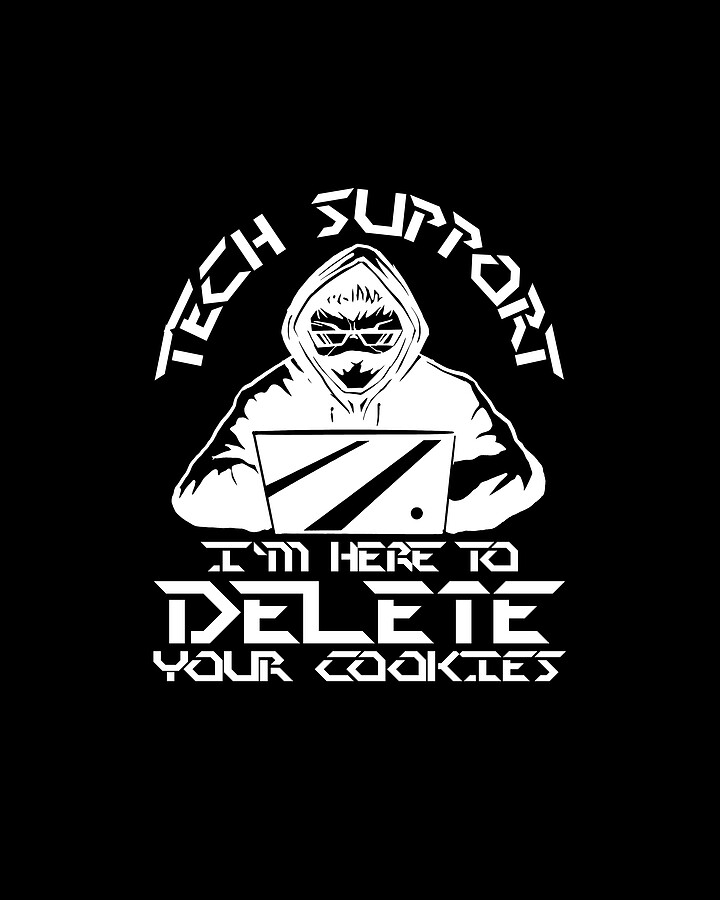Funny Tech Support Delete Cookies - Christmas Programmer Digital Art by ...