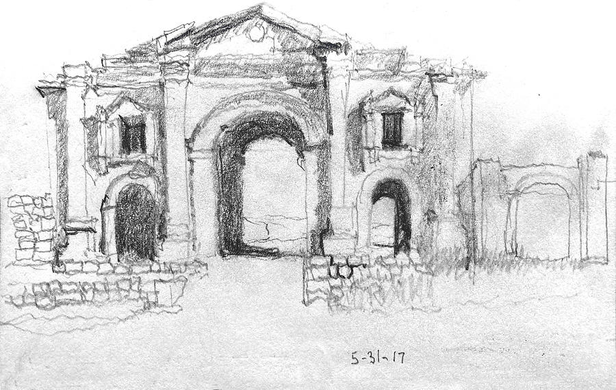 Gate Drawing Painting at James Tarvin blog