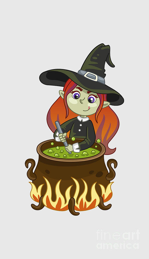 halloween Witch clipart Digital Art by Mdavis Miler - Pixels