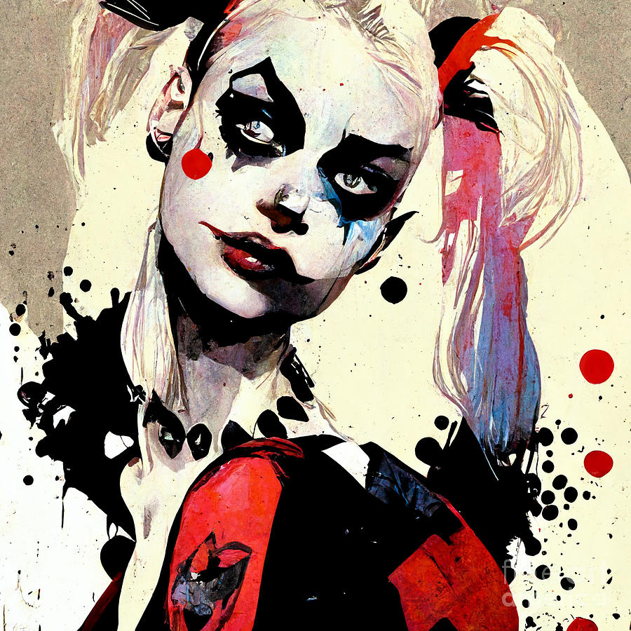 Harley Quinn #7 Digital Art by Pixel Chimp - Fine Art America