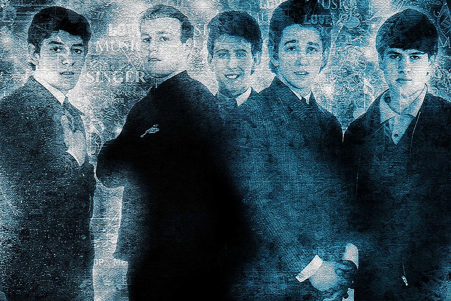 Hollies The British Pop Rock Group Eric Haydock Allan Clarke Graham