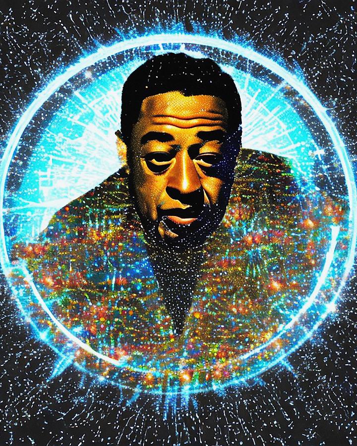 Hologram Of Duke Ellington Floating In Space A Vibrant Digital ...