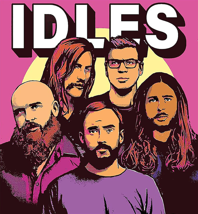 Idles Band Digital Art by Alex Green - Pixels