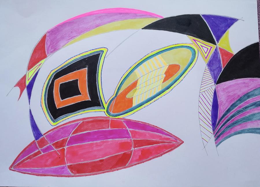 In disguise Drawing by Fanoulla Sergiou - Fine Art America