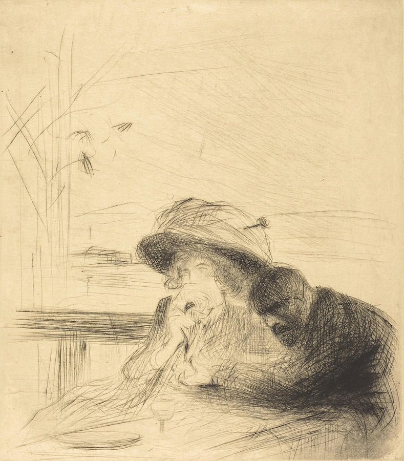 It's Over Drawing by Jean Louis Forain - Fine Art America