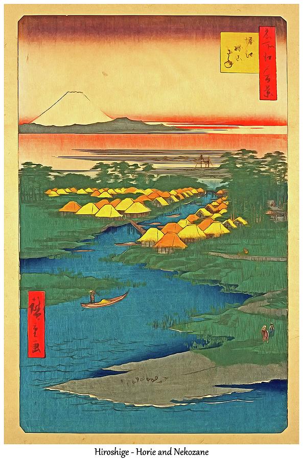 Japanese Art Hiroshige 60 Digital Art by Printable Art | Pixels