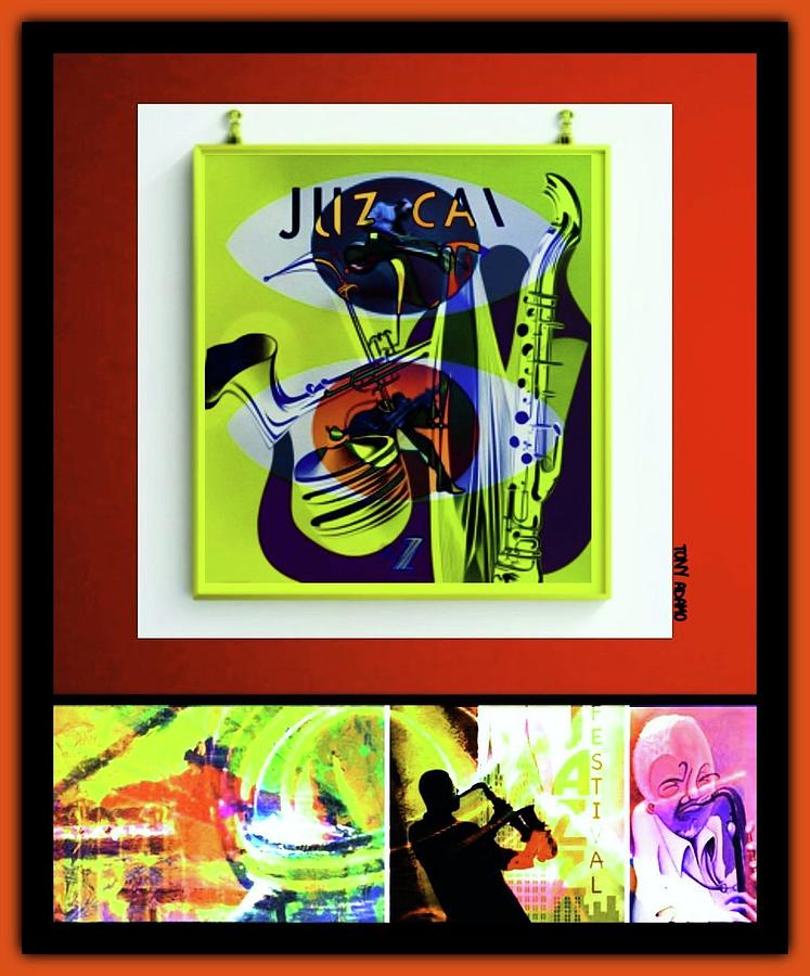 Jazz On A Cold Side Of A Pillow Digital Art By Tony Adamo Fine Art