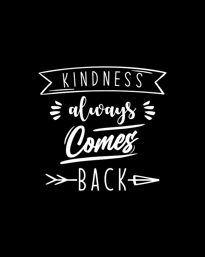 Kindness always comes Back Digital Art by Manuel Schmucker - Fine Art ...