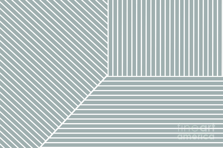 Muted Bluish Gray White Minimal Modern Stripe Pattern Pairs Valspar ...