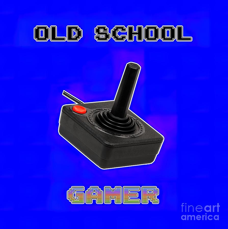 Old School Gamer Painting by Saunders Bennett - Fine Art America