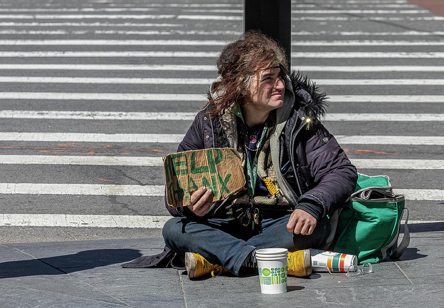 Panhandler Photograph by Robert Ullmann - Fine Art America