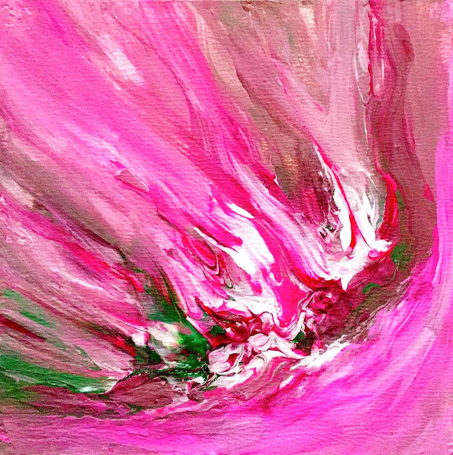 Pink Abstract Painting by Cindy Puhalski - Fine Art America