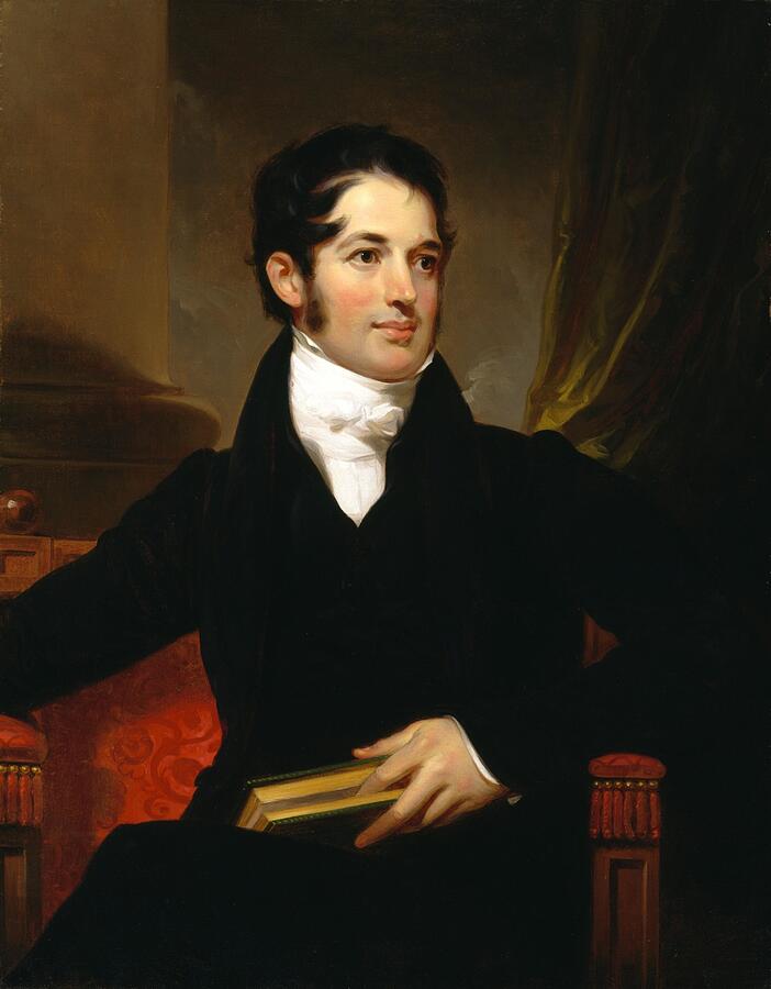 Portrait of James Cornell Biddle 1795-1838 Painting by Thomas Sully ...