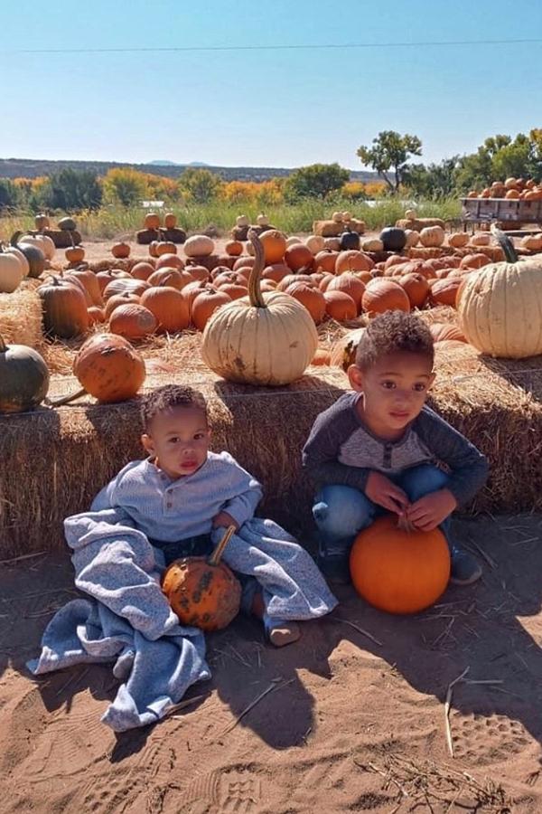 Pumpkin Patch Kids Photograph by Donna Marie Brown - Pixels