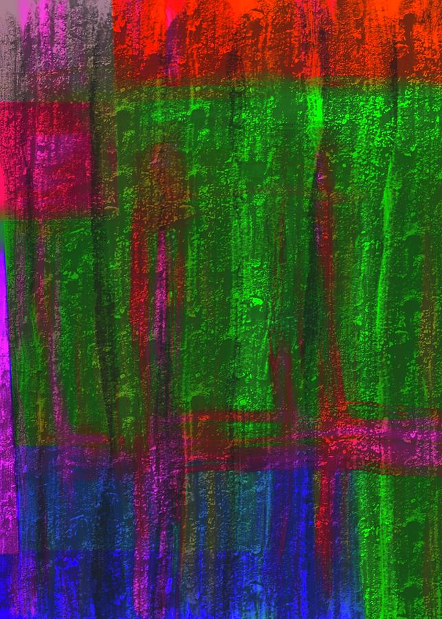 Rectangles Painting by Rasool Malik - Fine Art America