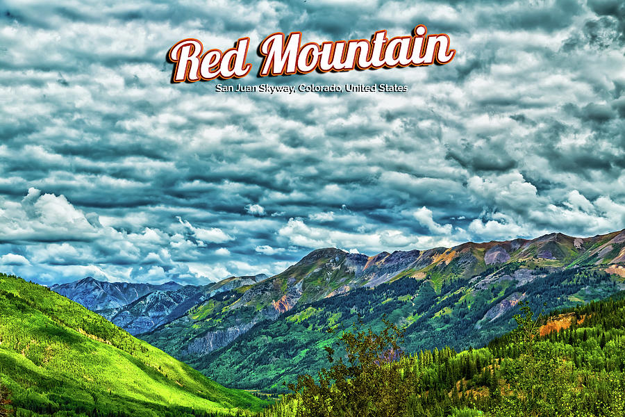 Red Mountain Creek Valley on the San Juan Skyway Photograph by Gestalt Imagery - Fine Art America
