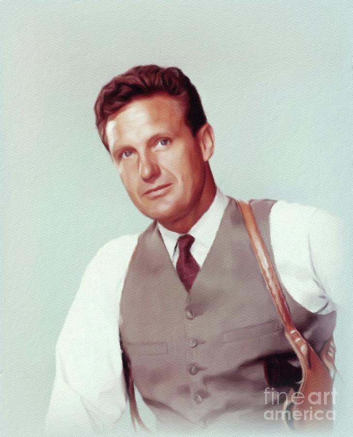 Robert Stack, Movie Legend #1 Painting by Esoterica Art Agency - Pixels
