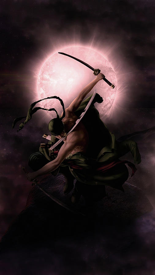 Roronoa Zoro Digital Art By Nguyen Hai Fine Art America