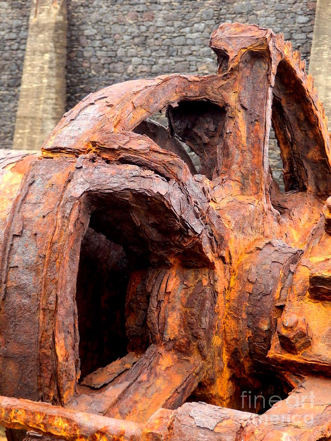 Rusted Cog Photograph by Stephen Farhall | Fine Art America