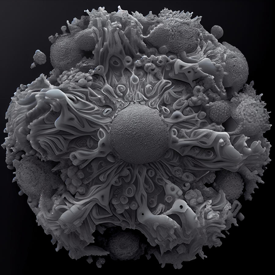 Scanning Electron-microscope Digital Art by Billy Hoffman - Fine Art ...