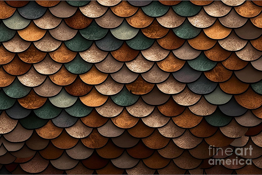 Seamless Fish Scales Background Pattern Tileable Texture Of Snake ...