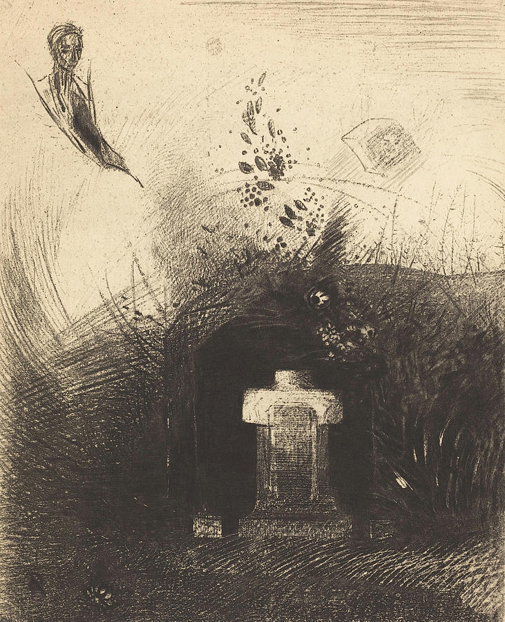 Si par une nuit lourde et sombre Drawing by Odilon Redon - Pixels Si par une nuit lourde et sombre Drawing by Odilon Redon - Pixels