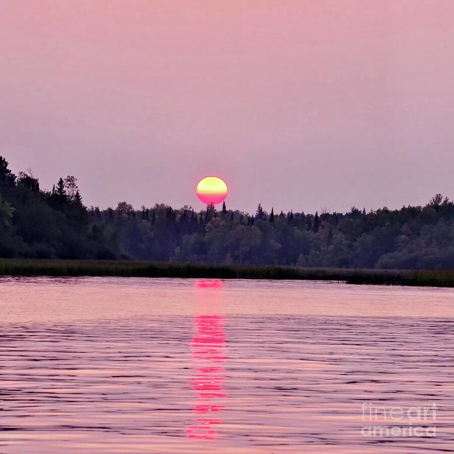 Violet Pink Sunset Photograph by Scott Mason Photography - Fine Art America