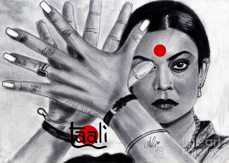 Sushmita sen Drawing by Bobby Dar - Fine Art America