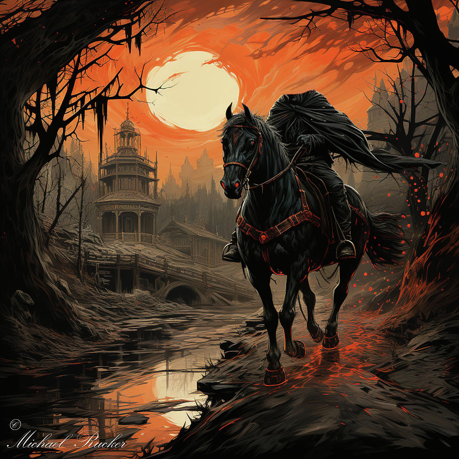 The Headless Horseman Digital Art by Michael Rucker - Fine Art America