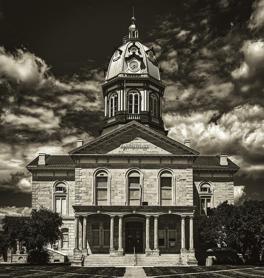 The Historic Madison County Courthouse #1 Photograph by Mountain Dreams ...