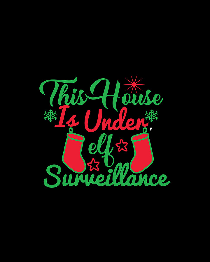 This house is under elf surveillance Digital Art by Jacob Zelazny - Pixels