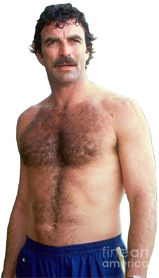 Tom Selleck Painting by Dominic Thomas | Pixels