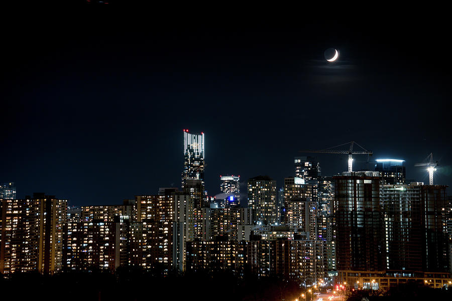 Toronto At Night Photograph by Nick Mares - Fine Art America