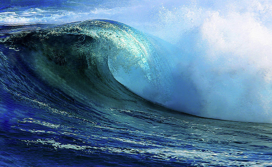 Turquoise Wave Photograph by Angelika Vogel - Fine Art America