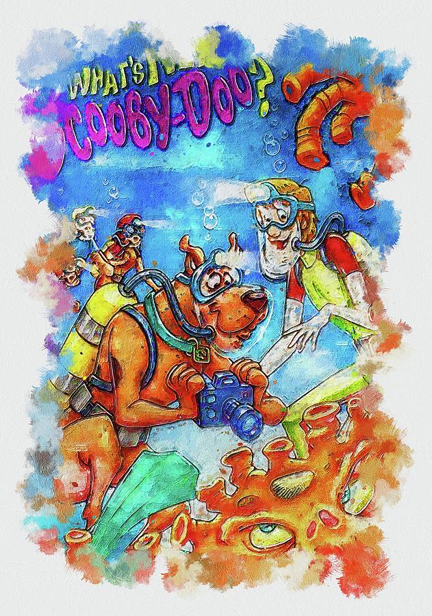 TV Show What s New Scooby Doo Art Digital Art by Garett Harold - Fine ...