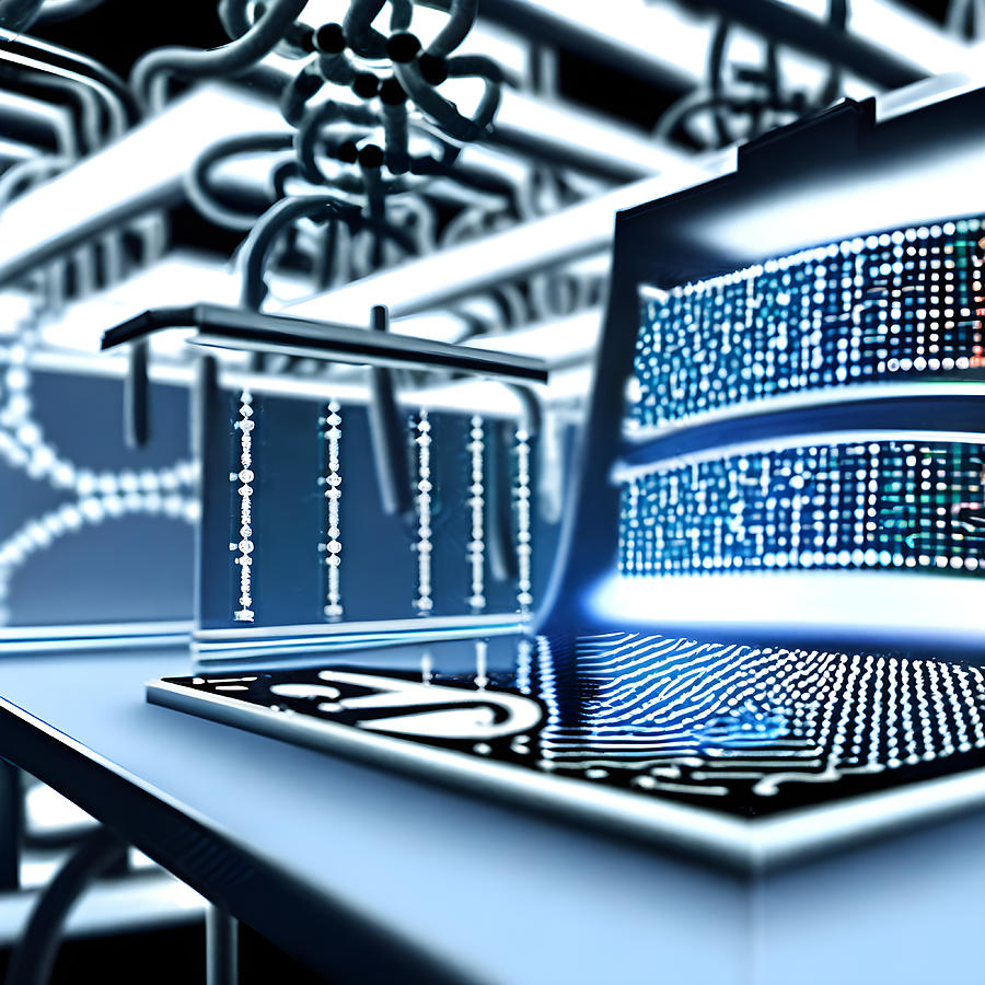 Unleashing the Power of Quantum Computing #1 Digital Art by Evan Brown ...